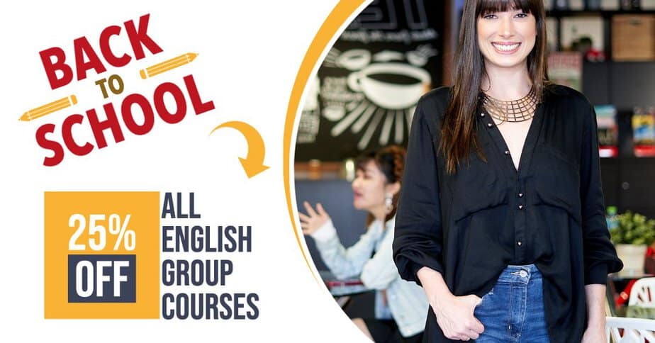 Back To School Discounts On English Group Courses - WOW-RAK