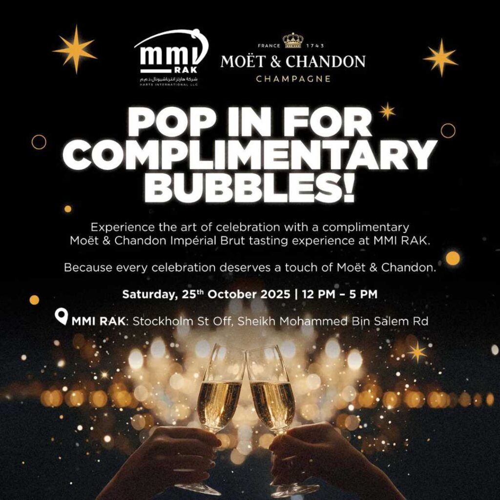 Celebrate World Champagne Day at MMI RAK! - WOW-RAK