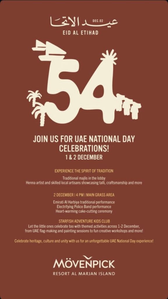 Eid Al Etihad Celebrations at Mövenpick - WOW-RAK